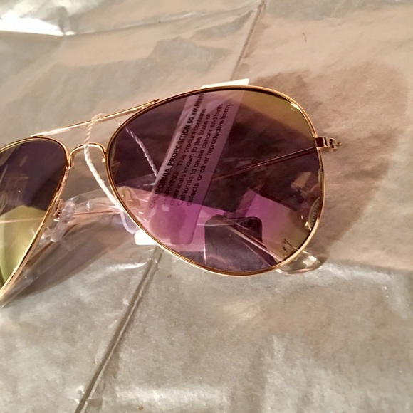 Accessories | Brand New Purple Shade Aviators | Poshmark